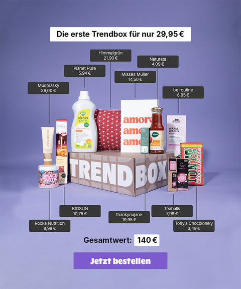 Trendbox bestellen - Deine Box für nachhaltige Trendprodukte